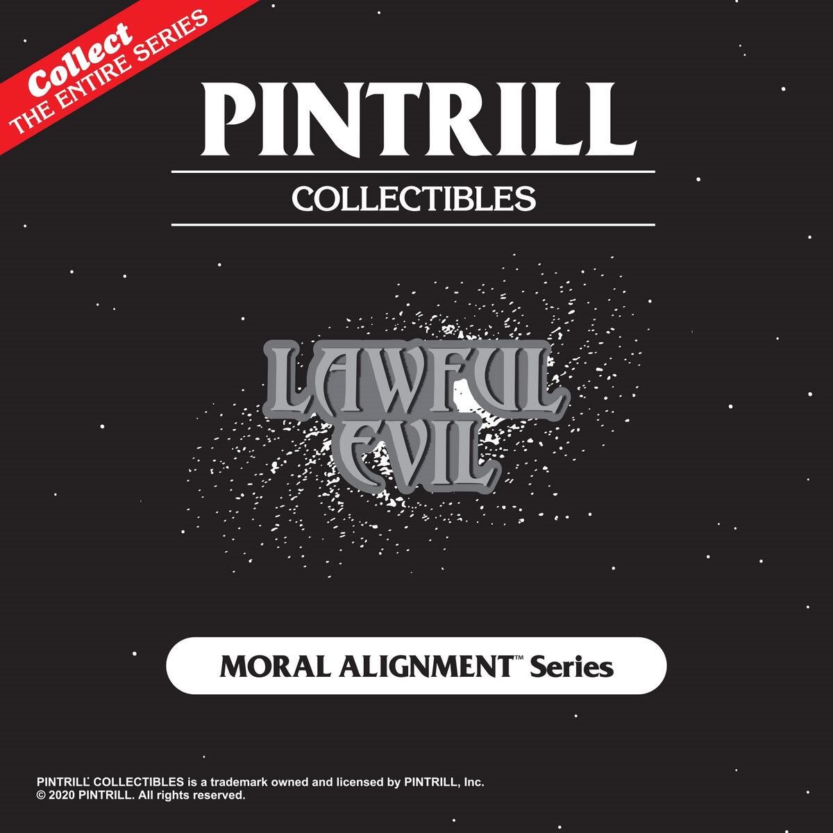 Moral Alignment Lawful Evil Enamel Pin - Entertainment Earth