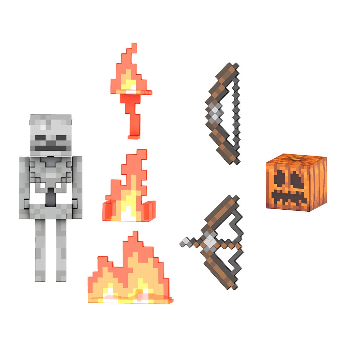Minecraft Diamond Level Skeleton Action Figure