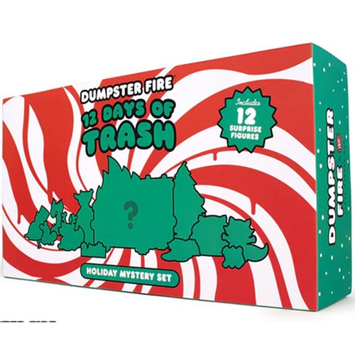 Dumpster Fire 12 Days of Trash Holiday Vinyl Figure Set of 12