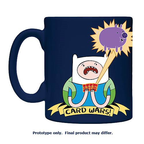 Adventure Time Finn Card Wars 20 oz. Mug - Entertainment Earth