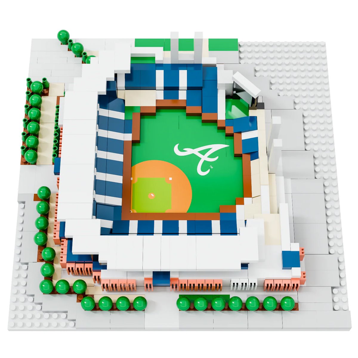 Atlanta Braves Stadium Building Block Model