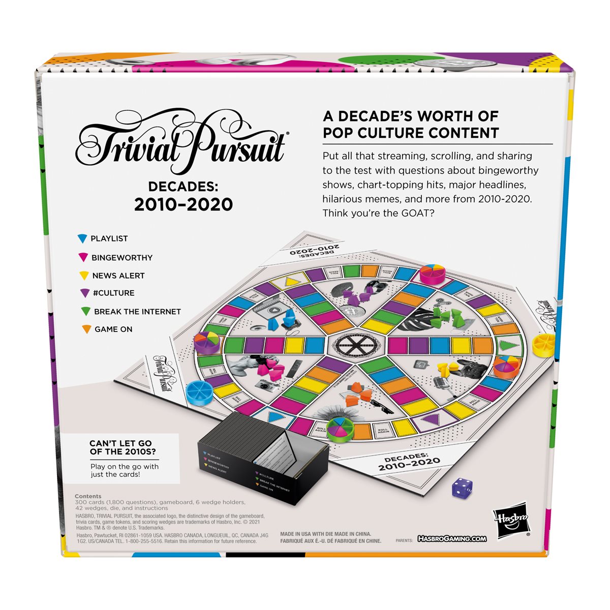 Trivial Pursuit Decades 2010 To 2020 Game Trivial Pursuit Decades 2010 To 2020 Game
