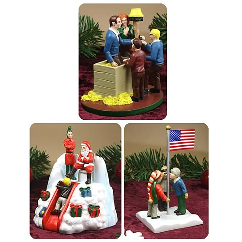 Christmas Story Figural Statue Assortment Case