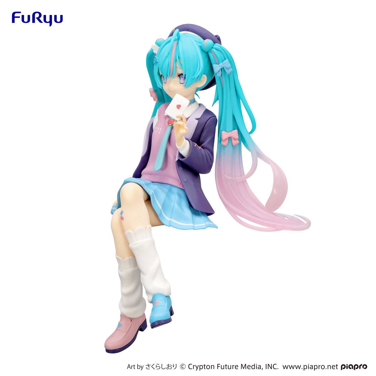 Vocaloid Hatsune Miku Love Blazer Navy Color Version Noodle Stopper Statue
