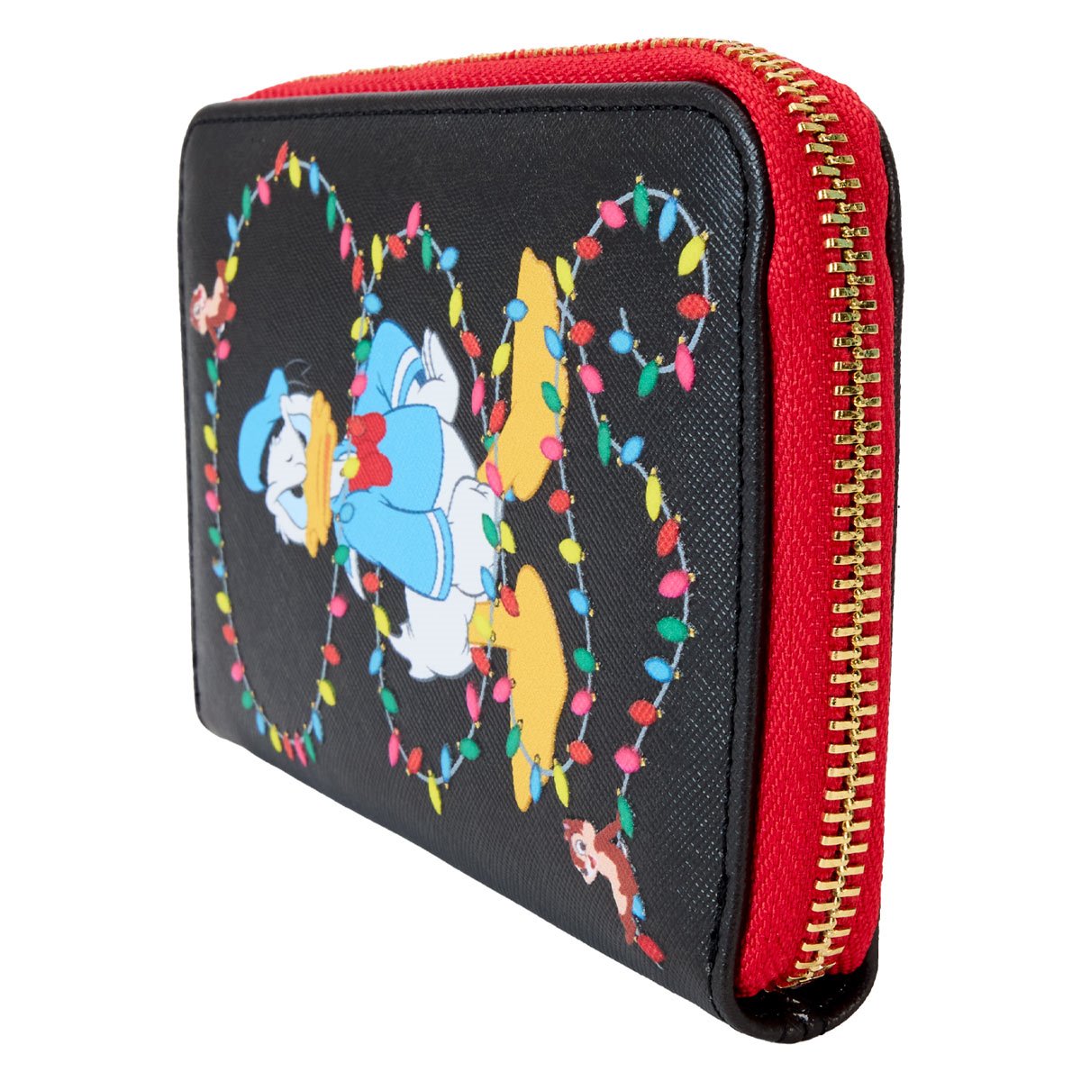 Disney Mickey's Light-Up Decorations Zip-Around Wallet