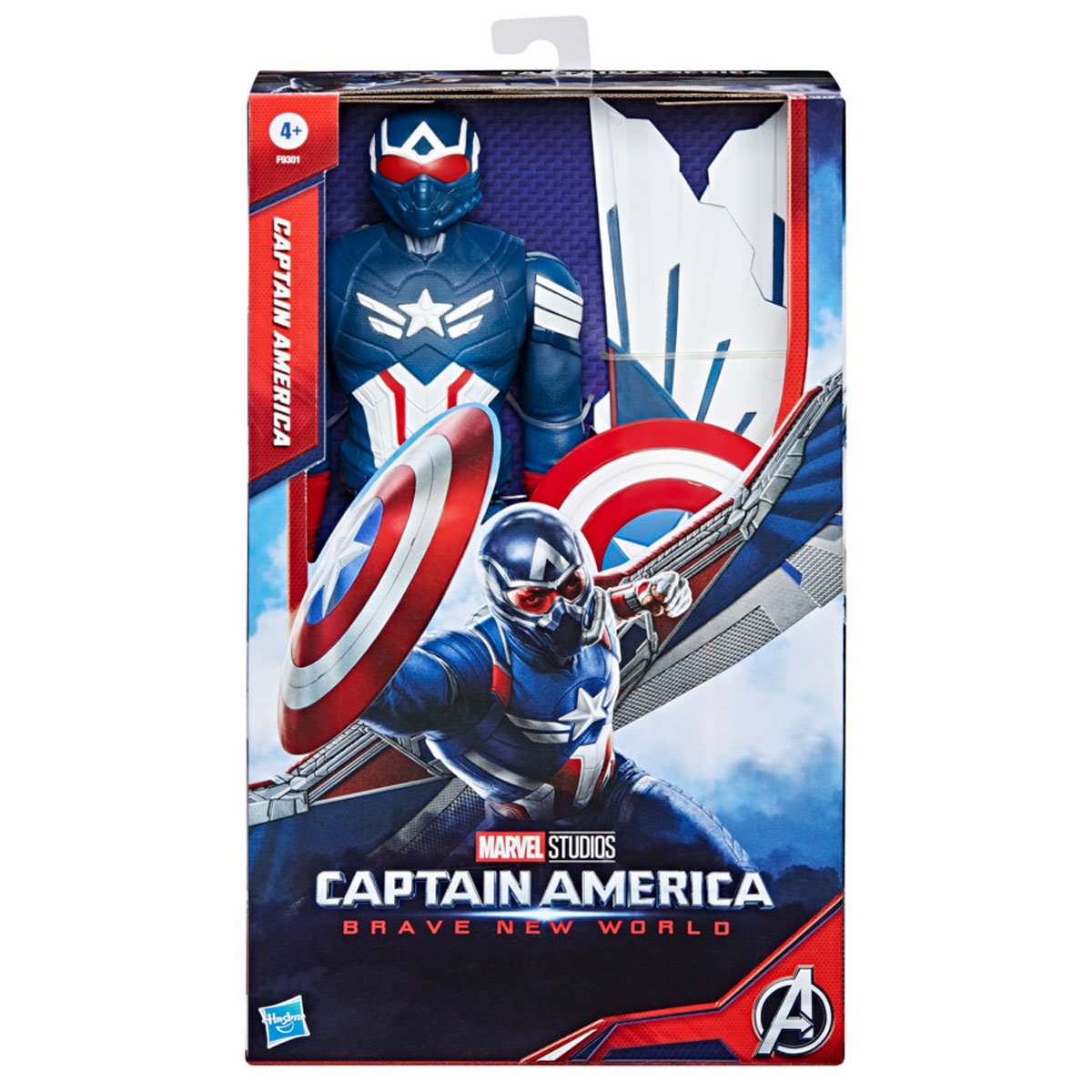 Captain America Brave New World 12-Inch Deluxe Captain America Action ...