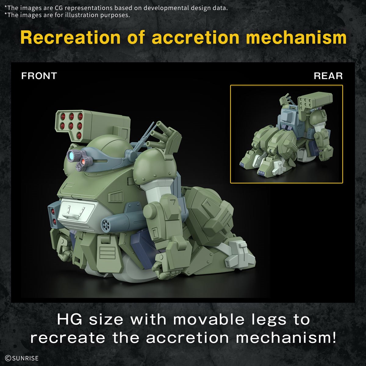 Armored Trooper Votoms Scopedog Turbo-Custom High Grade Model Kit