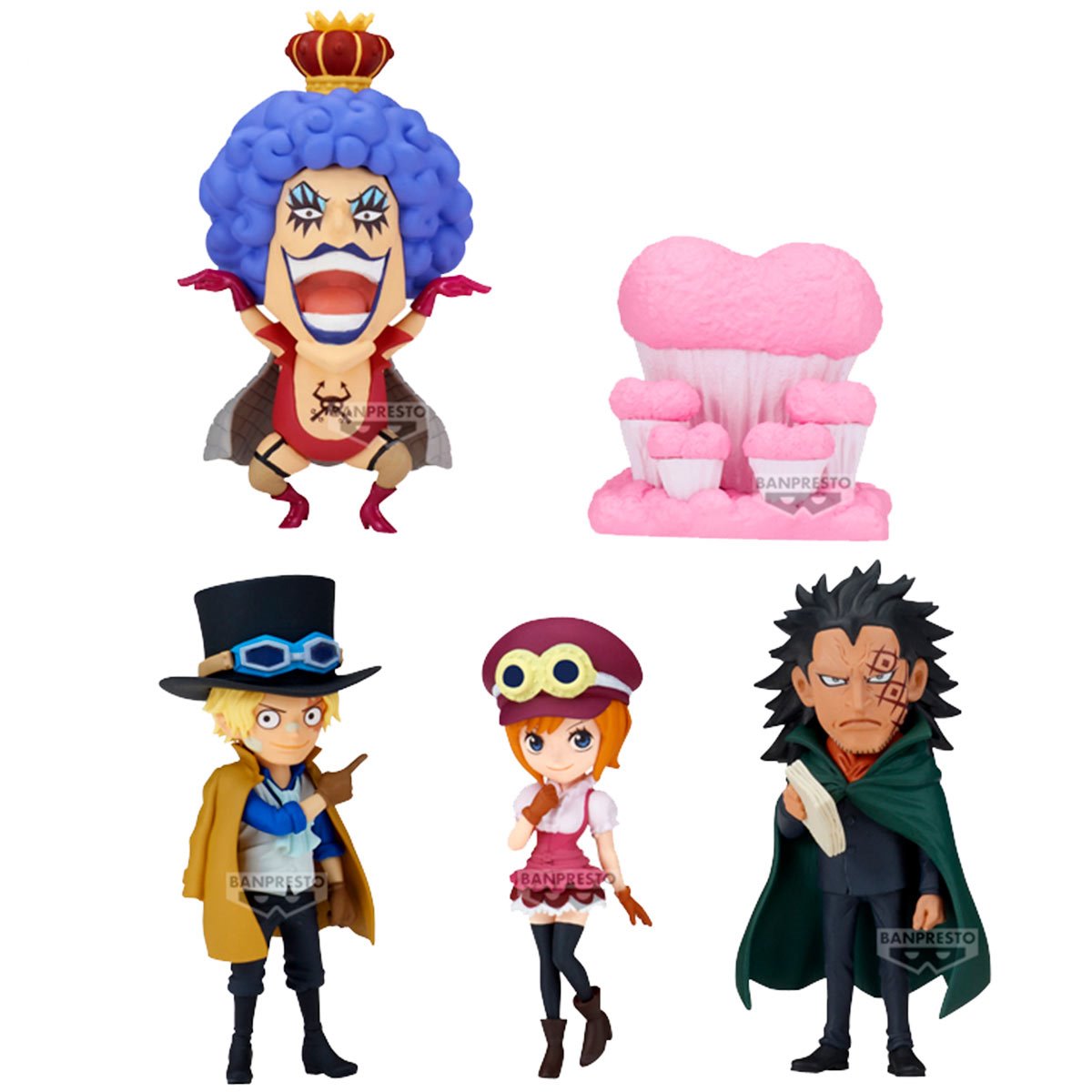 One Piece Kamabakka Kingdom World Collectable Mini-Figure Case of 12