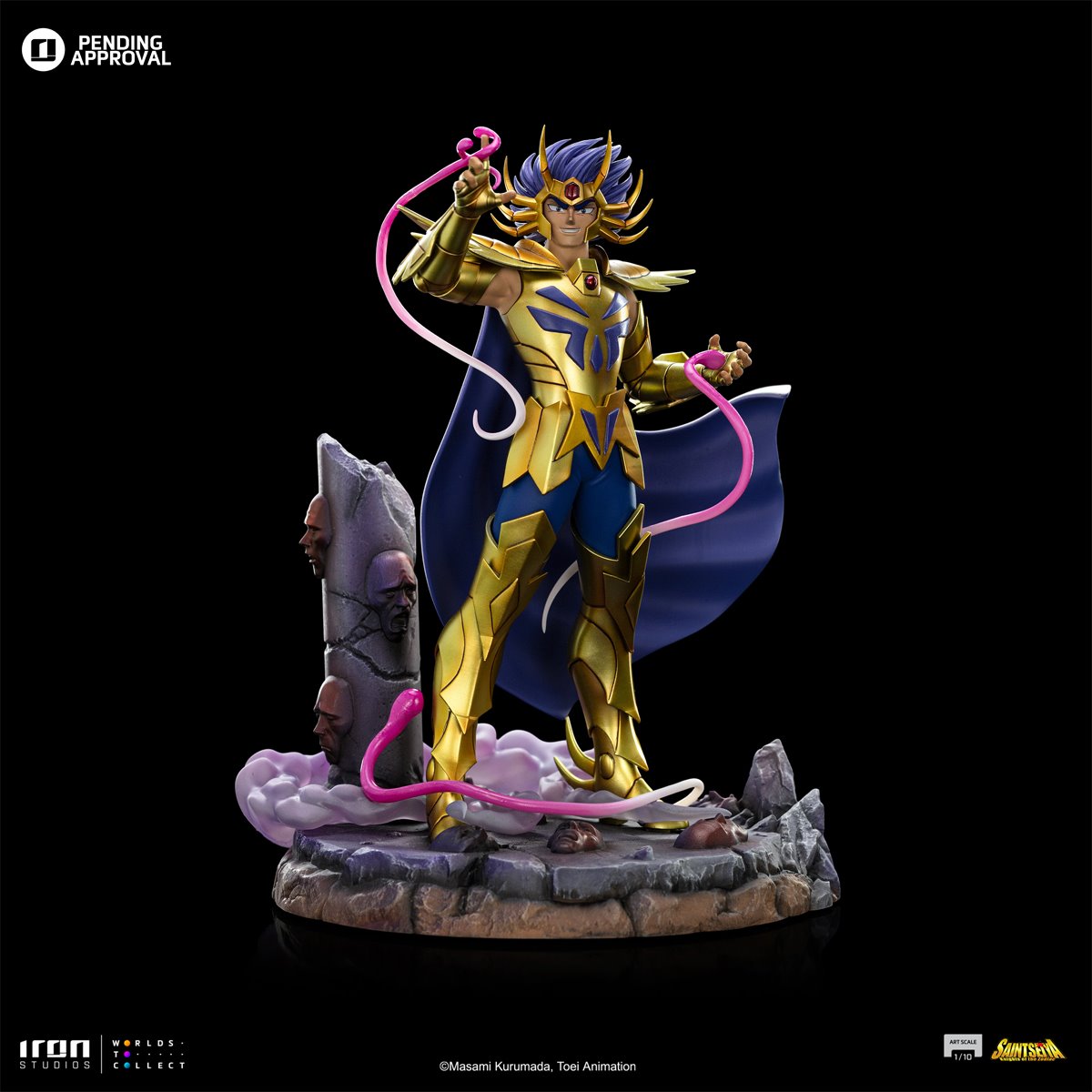 Saint Seiya Cancer Deathmask 1:10 Art Scale Limited Edition Statue