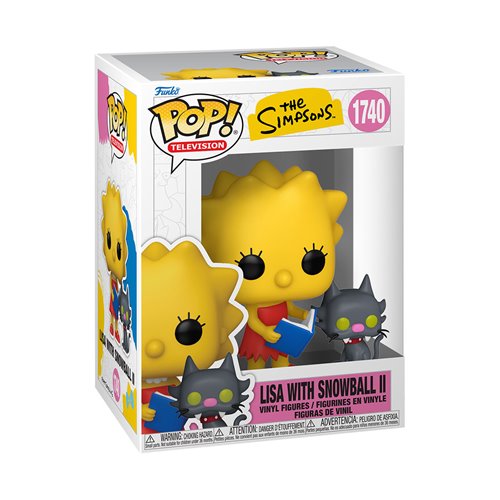 The Simpsons Lisa with Snowball II Funko Pop! Vinyl Figure and Pop ...