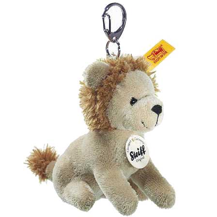 Steiff Lion Golden Blond Plush Key Chain - Entertainment Earth