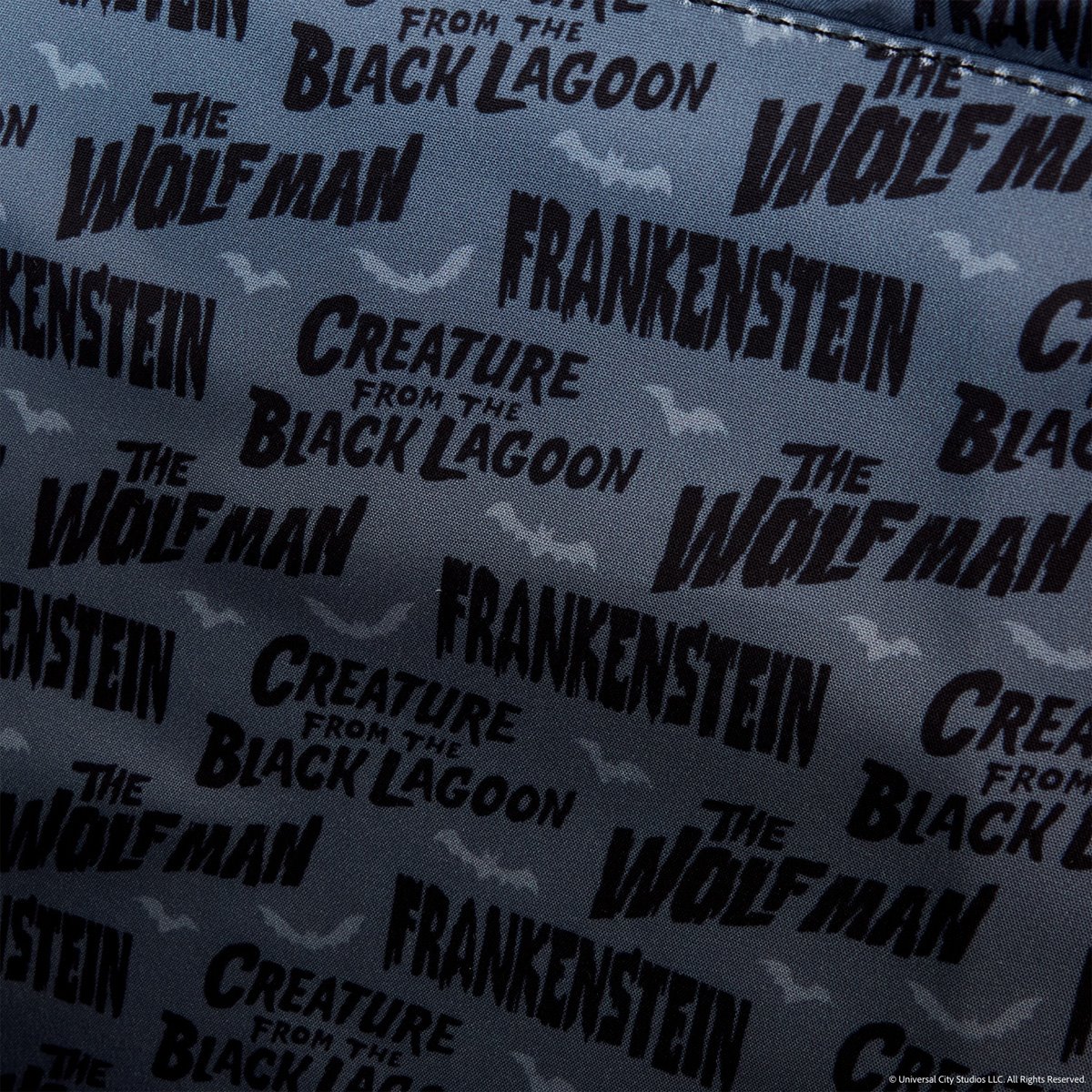Universal Monsters Vintage TV Triple Lenticular Crossbody Bag