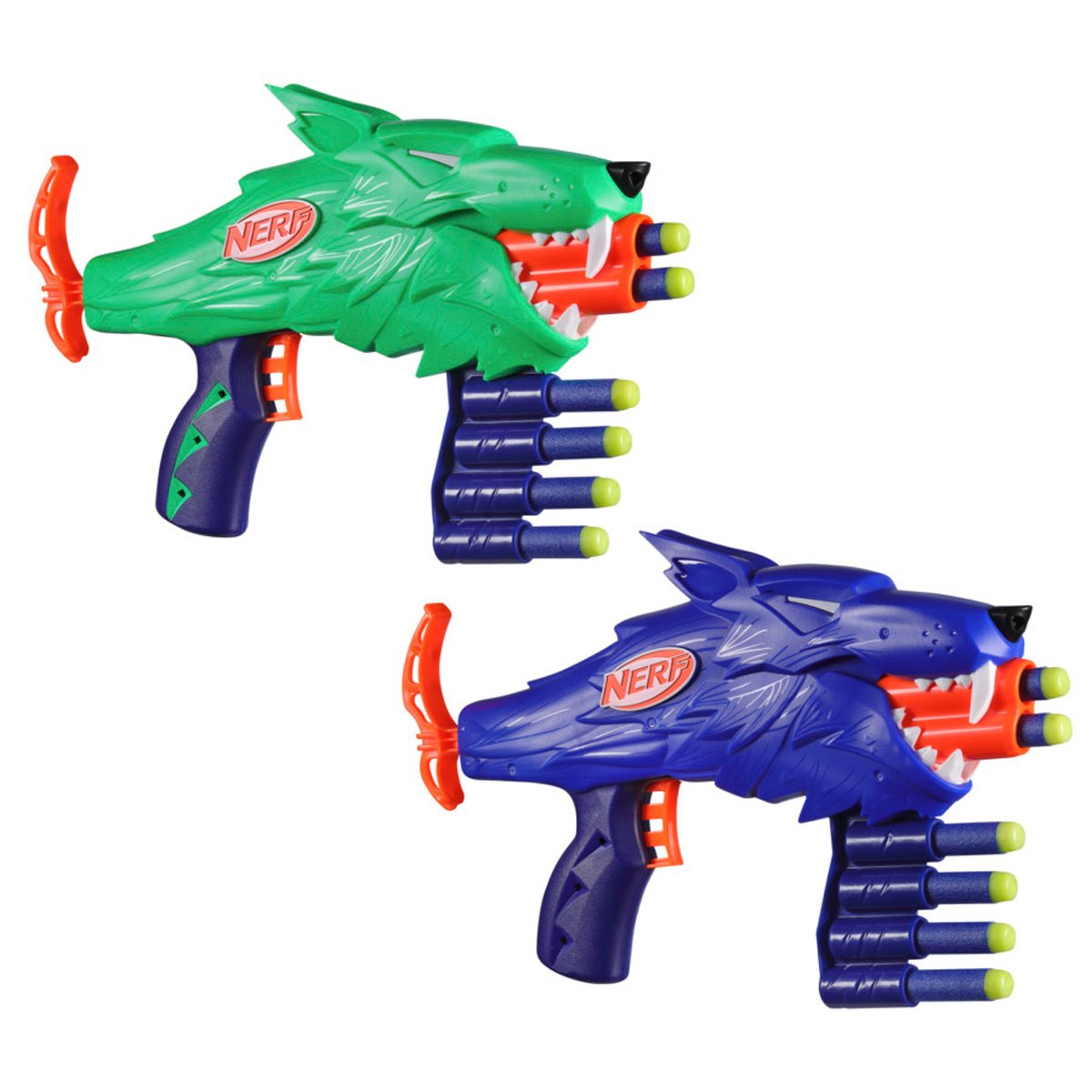 Nerf Wild Wolfpack Easy Play Nerf Blasters