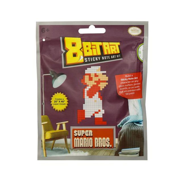 Nintendo 8 Bit Art Mosaic Wall Decal Random - Small