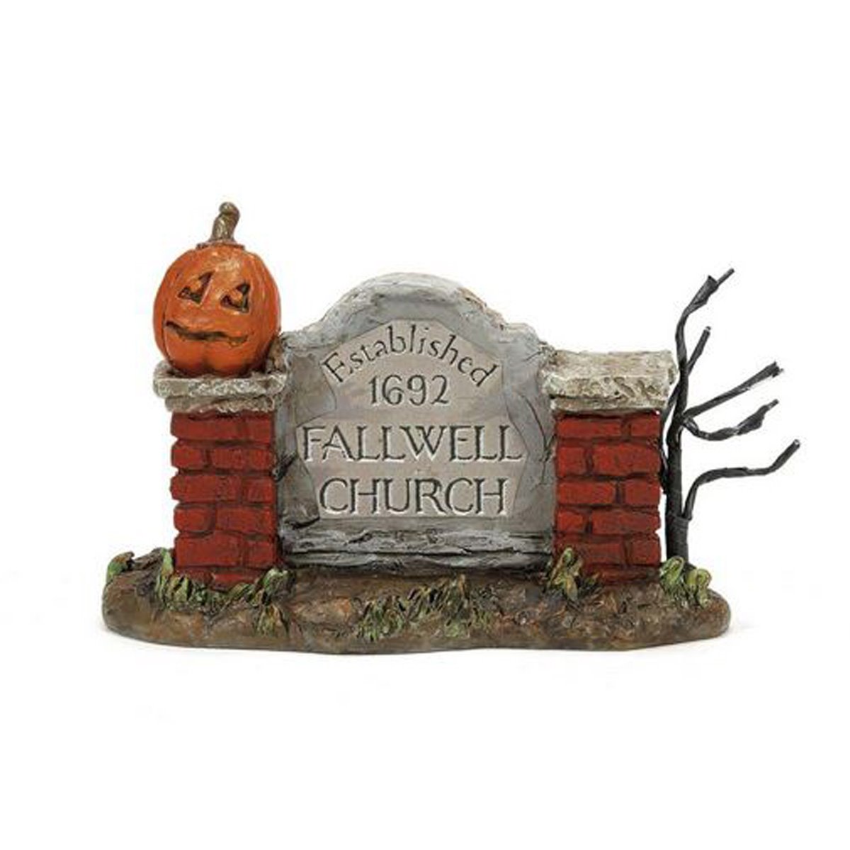 Hot Properties Village The Fallen Church of Fallwell Statue