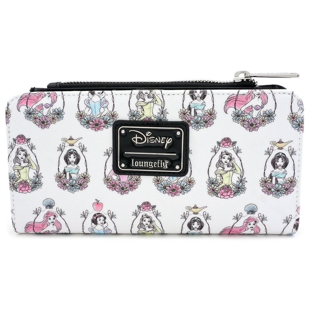 Disney Princesses Print Bi-Fold Wallet - Entertainment Earth