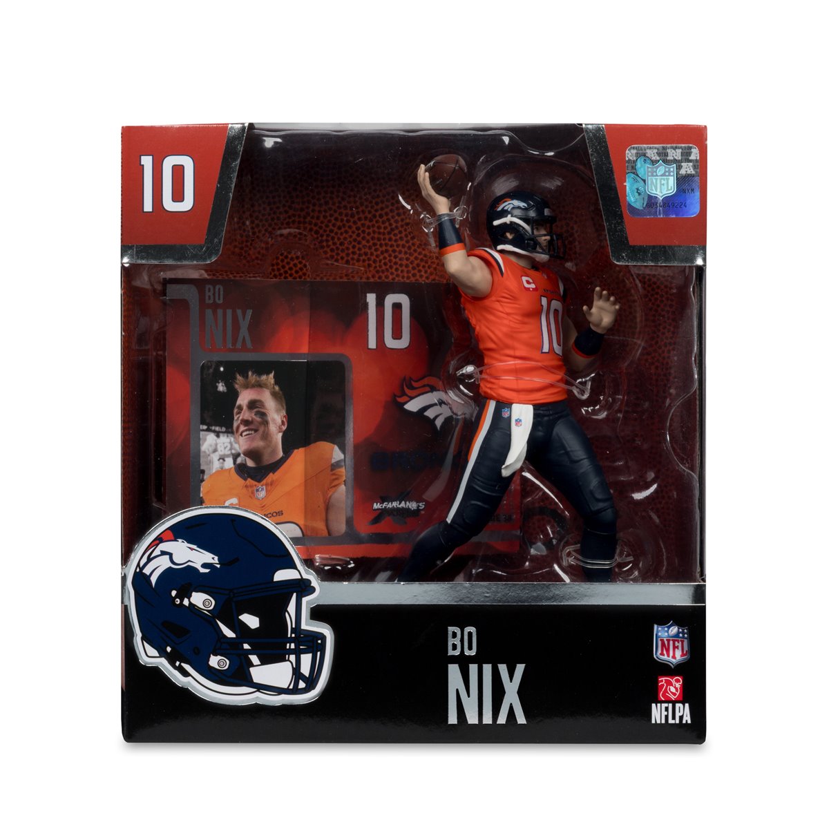 NFL SportsPicks 2025 Denver Broncos Bo Nix 7-Inch Scale Posed Figure ...