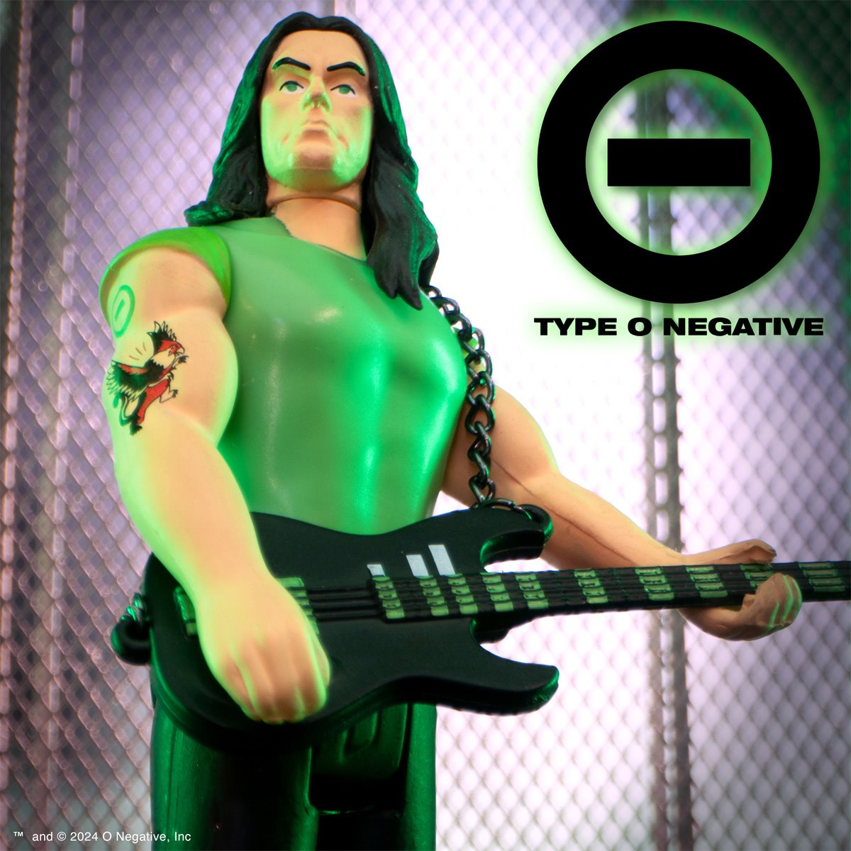 Type O Negative Peter Steele 3 3/4-Inch ReAction Figure