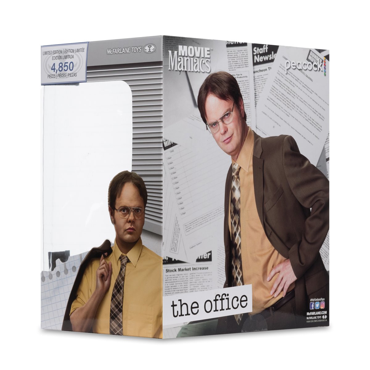 Movie Maniacs NBC Universal Wave 4 The Office Dwight Schrute 6-Inch ...