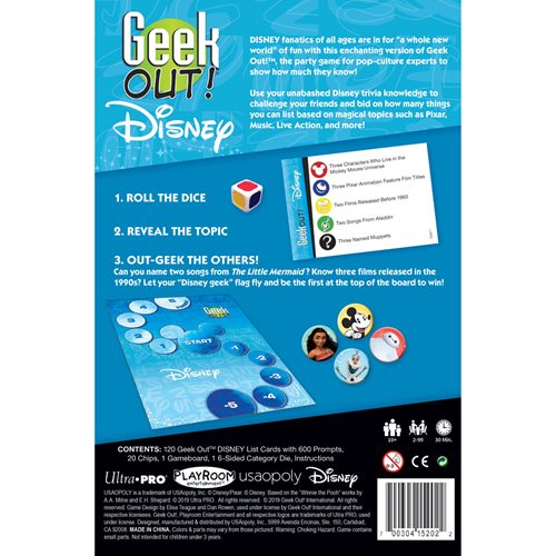 Geek Out! Disney Game - Entertainment Earth