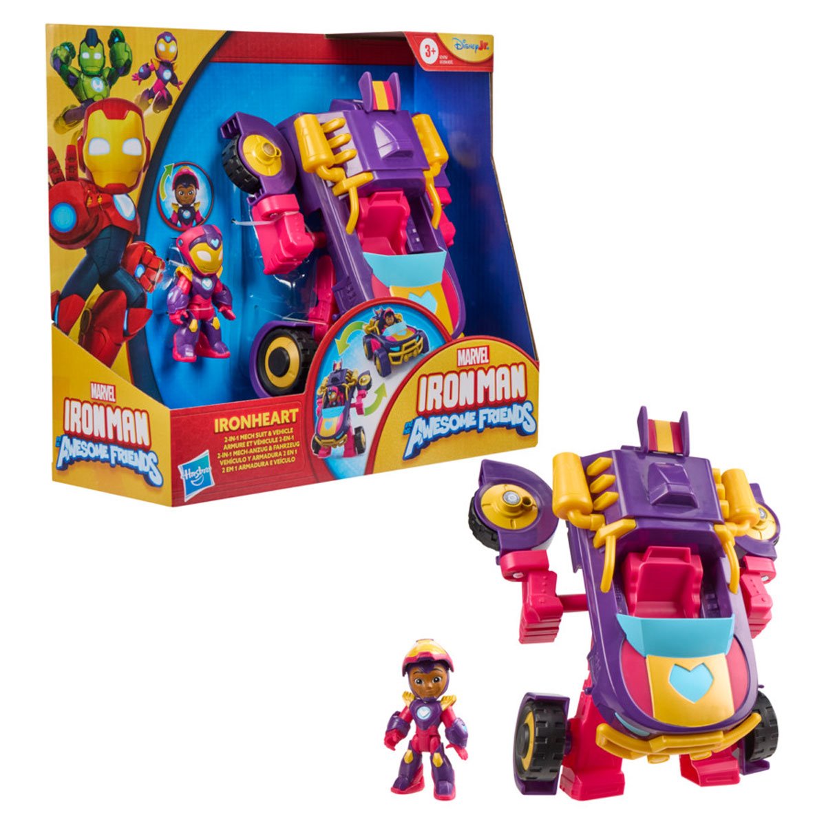 Iron Man and his Awesome Friends Ironheart 2-In-1 Mech Suit & Vehicle