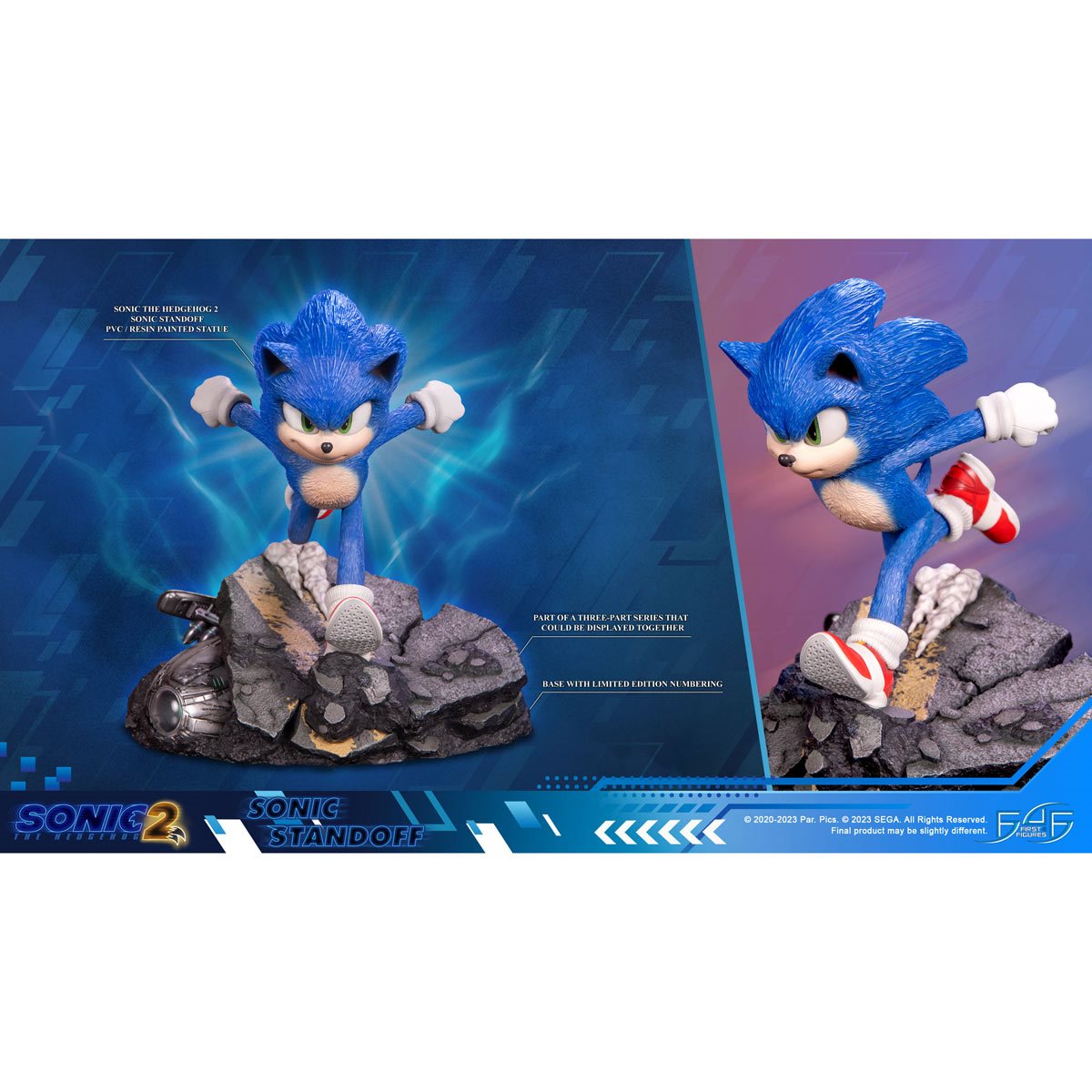 Sonic the Hedgehog 2 Sonic Standoff Limited Edition Statue