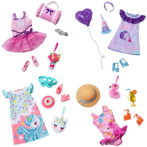 Barbie My First Barbie Fashions Case of 4