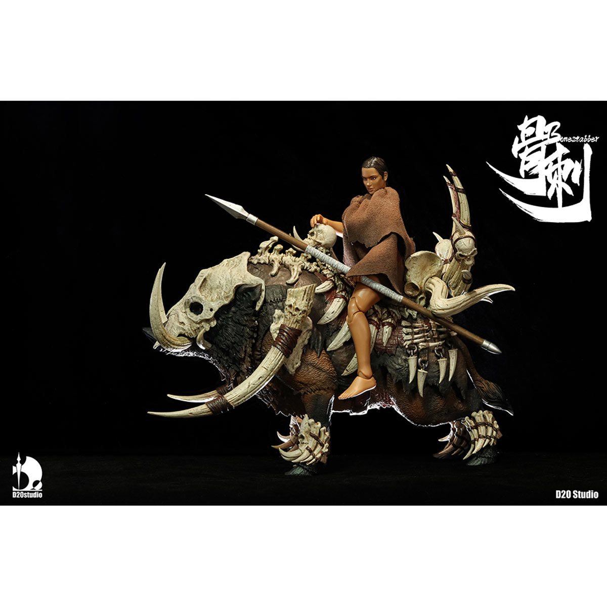 Battle Boar Bonestabber Brown Version 1:12 Scale Action Figure