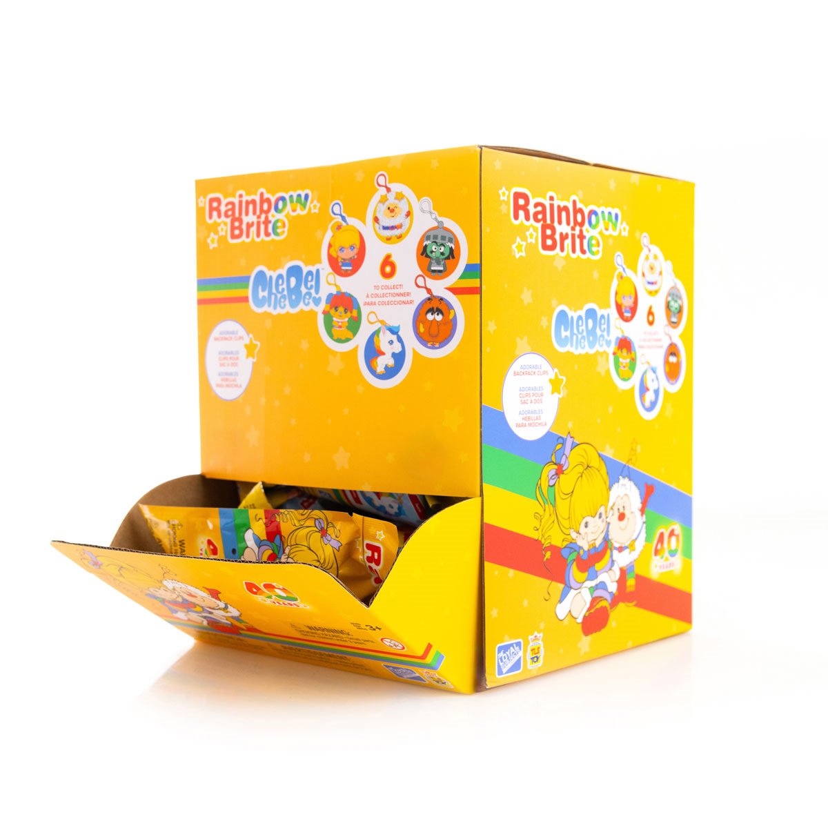 Rainbow Brite 2 1/2-Inch CheeBee Key Chain Blind Bag Random 6-Pack