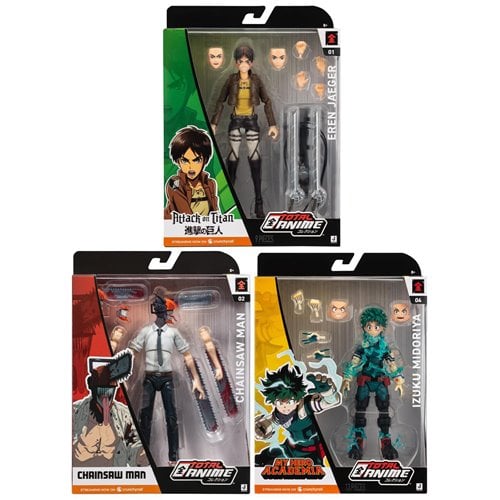 Total Anime 6 1/2-Inch Action Figure Case of 6