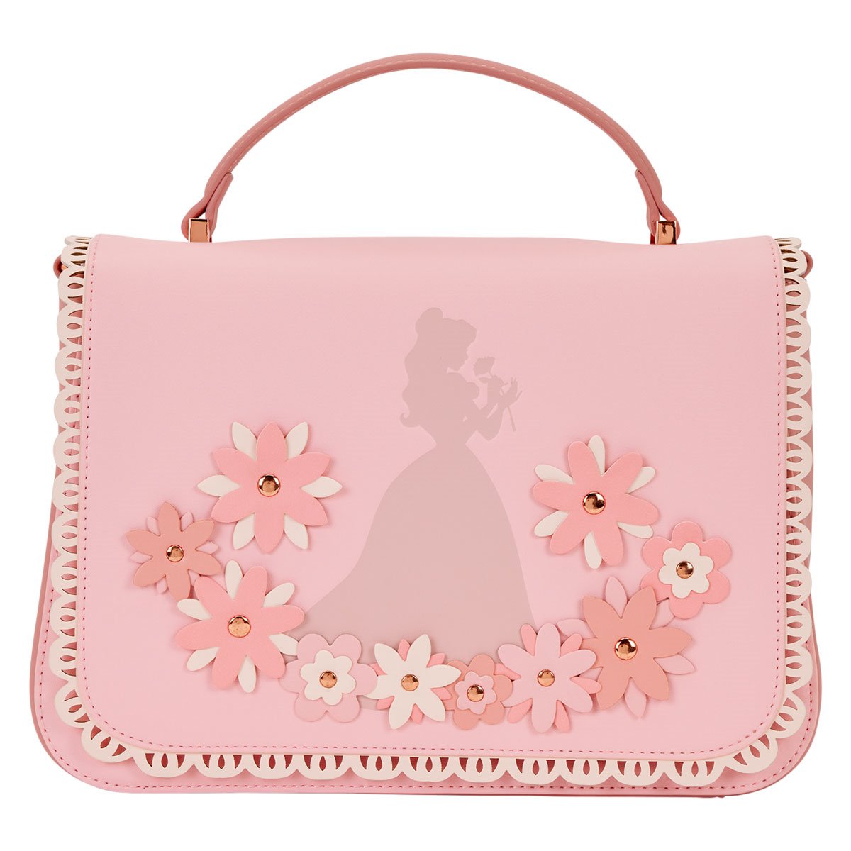 Disney Princesses Belle Floral Lace Crossbody Bag