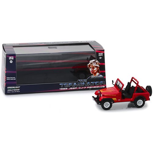 The Terminator 1984 Sarah Connor's 1983 Jeep CJ-7 Renegade' 1:43 Scale ...