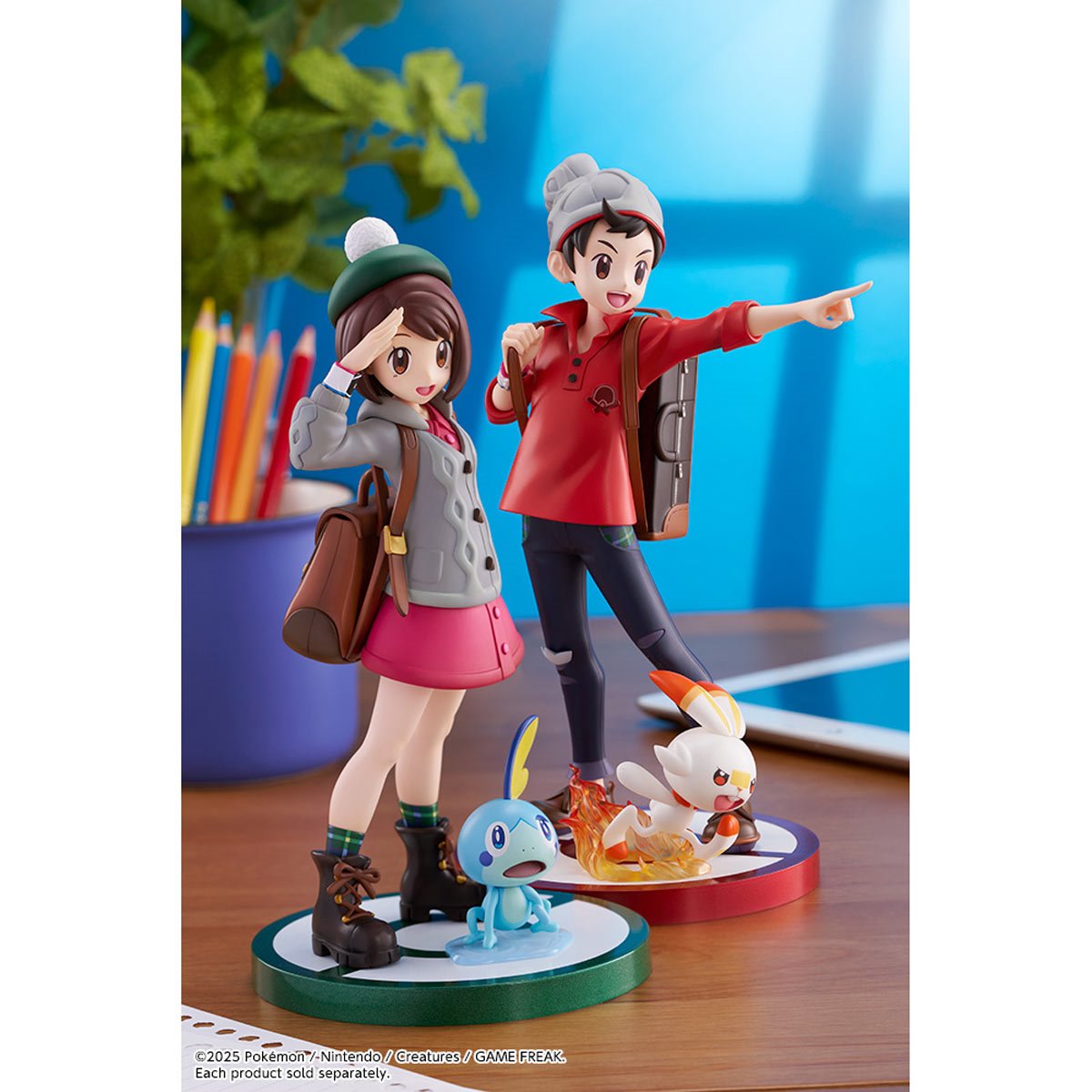 Pokemon Victor with Scorbunny ArtFX J 1:8 Scale Statue
