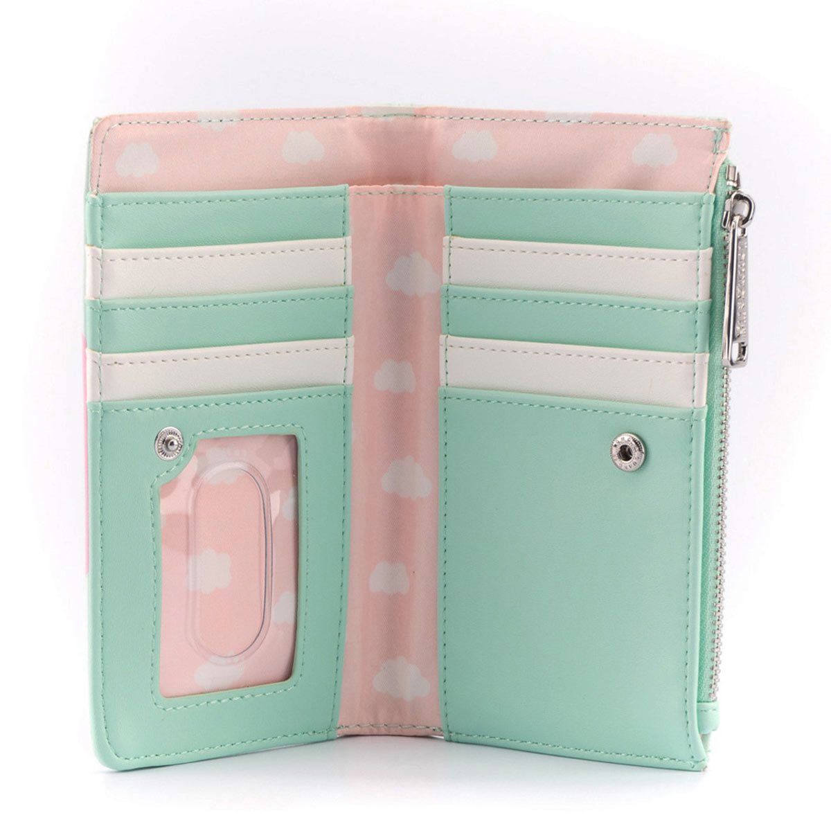 Pusheen x Hello Kitty Cloud Lounging Bi-Fold Wallet