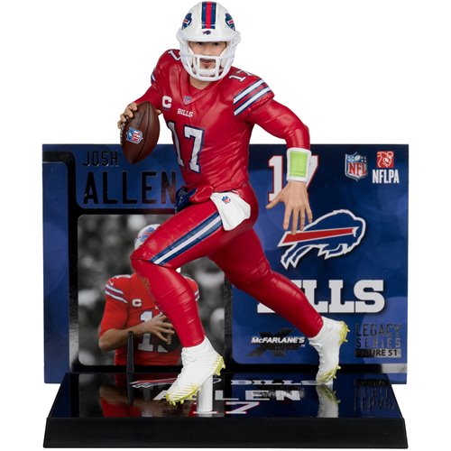 NFL SportsPicks 2025 Buffalo Bills Josh Allen Red Color Rush Jersey 7 ...