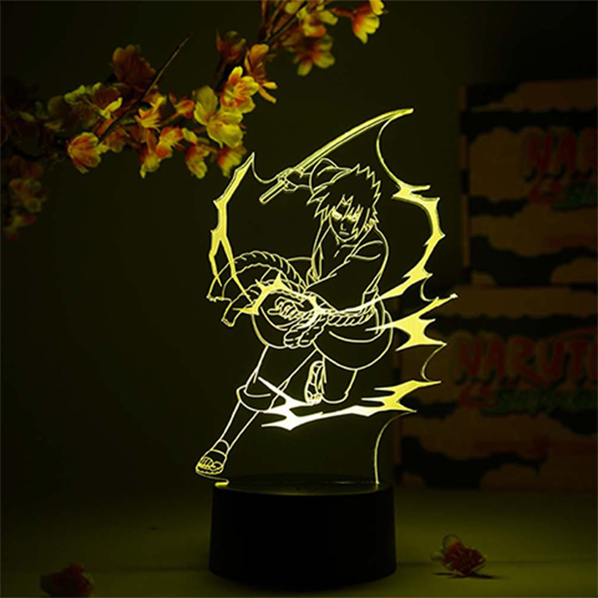 Naruto: Shippuden Sasuke Uchiha Chidori Otaku Lamp