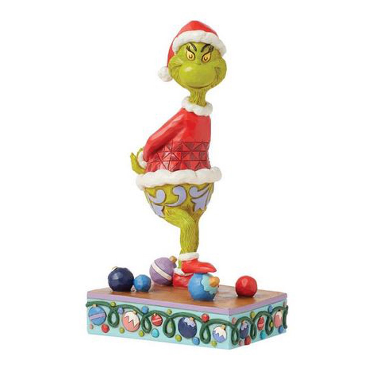 Dr. Seuss Grinch Stepping on Ornaments By Jim Shore Statue