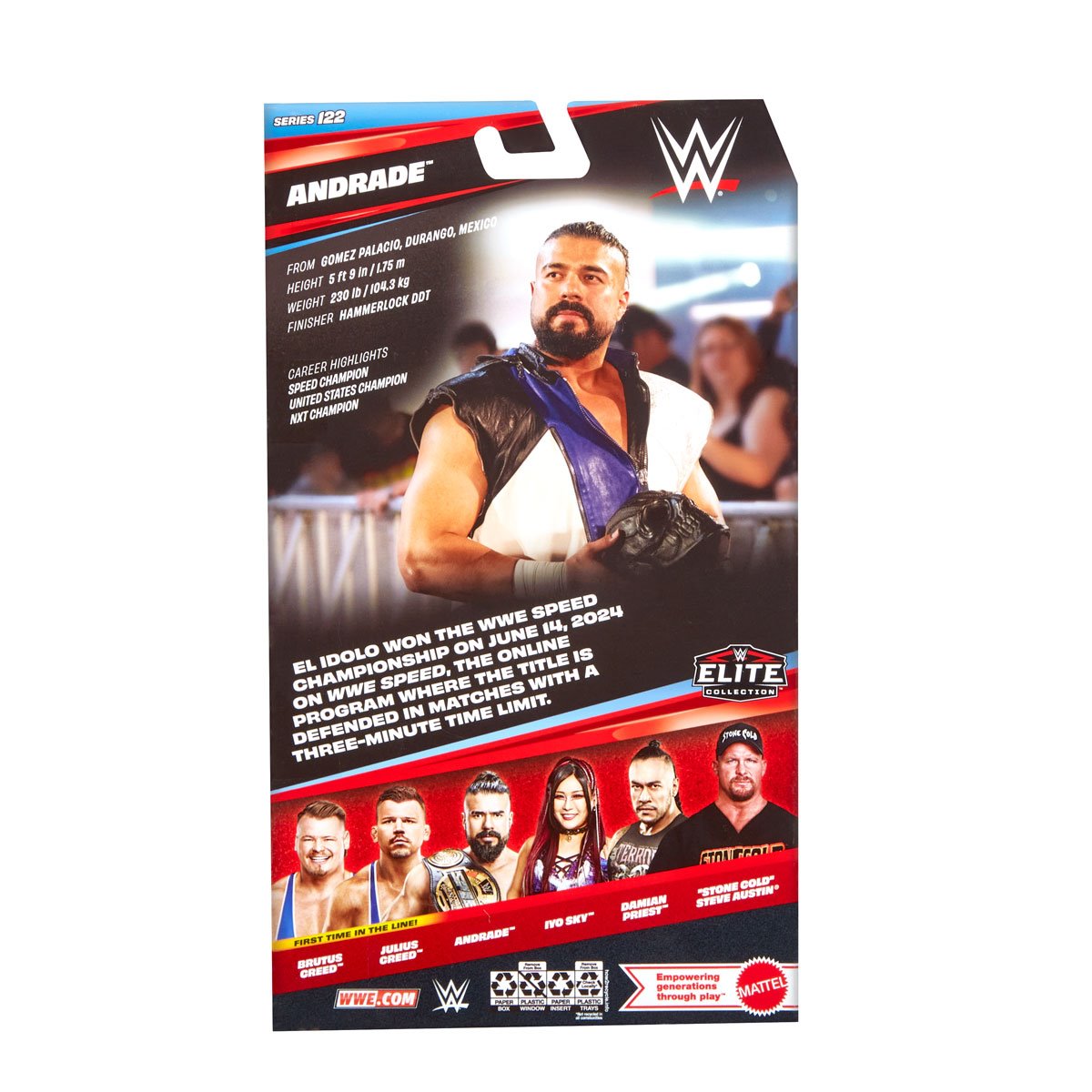 WWE Elite Collection Series 122 Andrade Action Figure