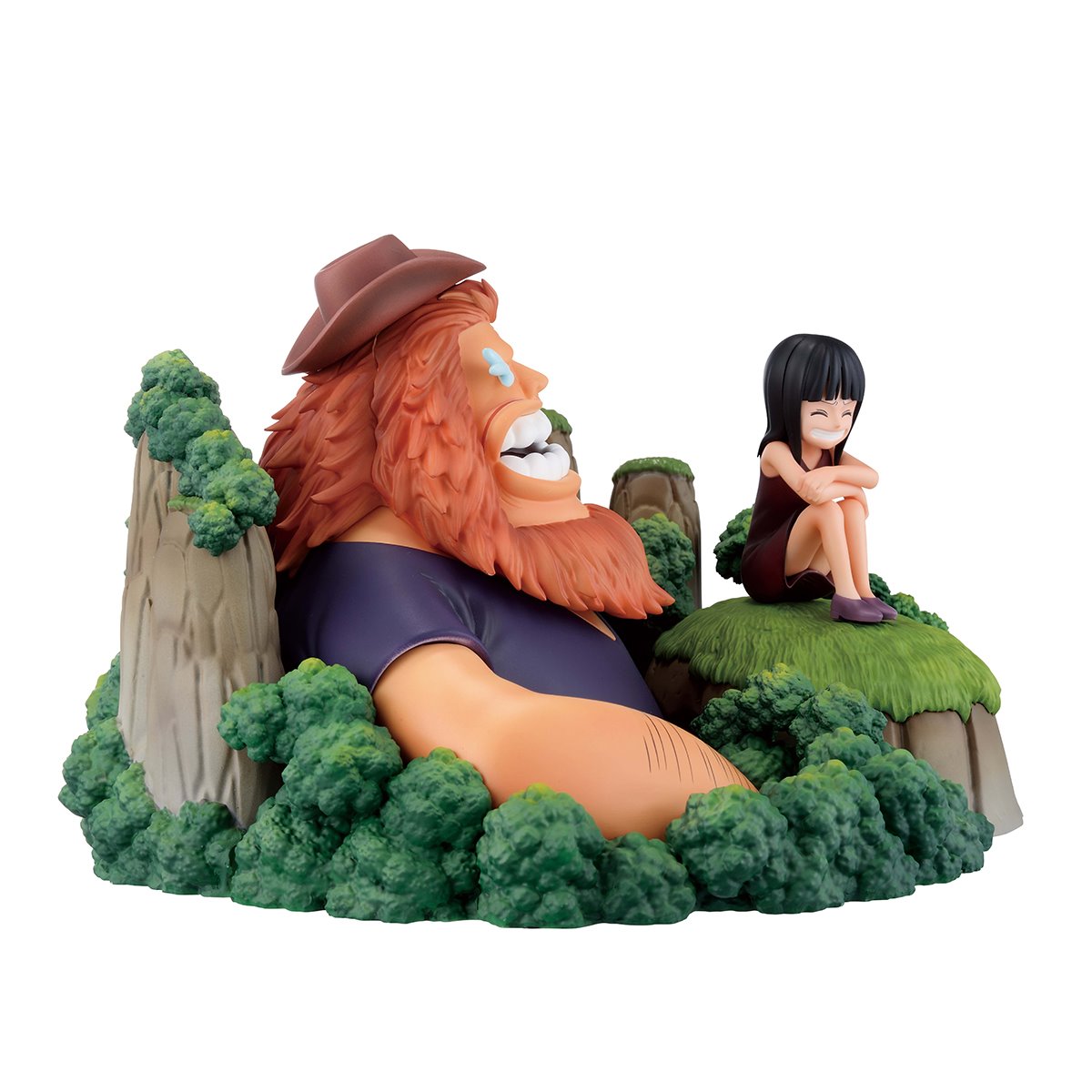 One Piece Saul and Robin Dramatic Memories Revible Moment Ichibansho Statue