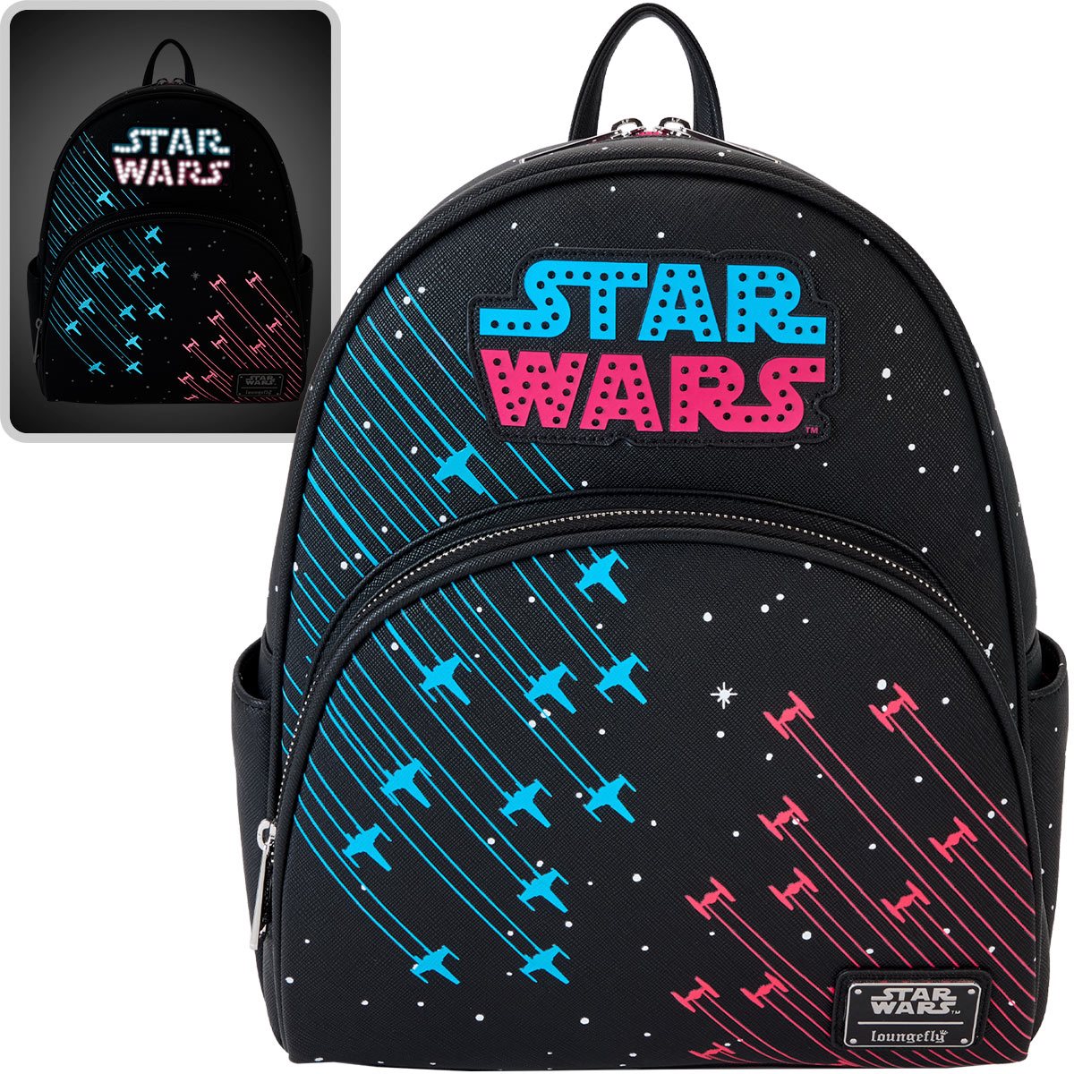 Star Wars Neon 70's Mini-Backpack - Entertainment Earth