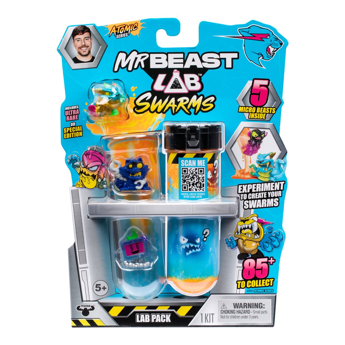 MrBeast Lab Swarms Lab Minig-Figure 5-Pack Series 2 Case of 6