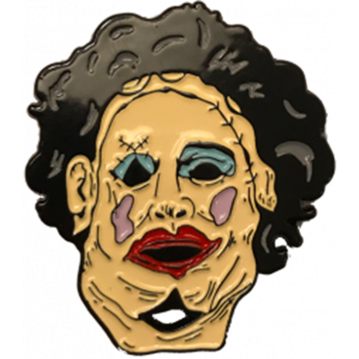 The Texas Chainsaw Massacre (1974) Leatherface Pretty Woman Head Enamel Pin