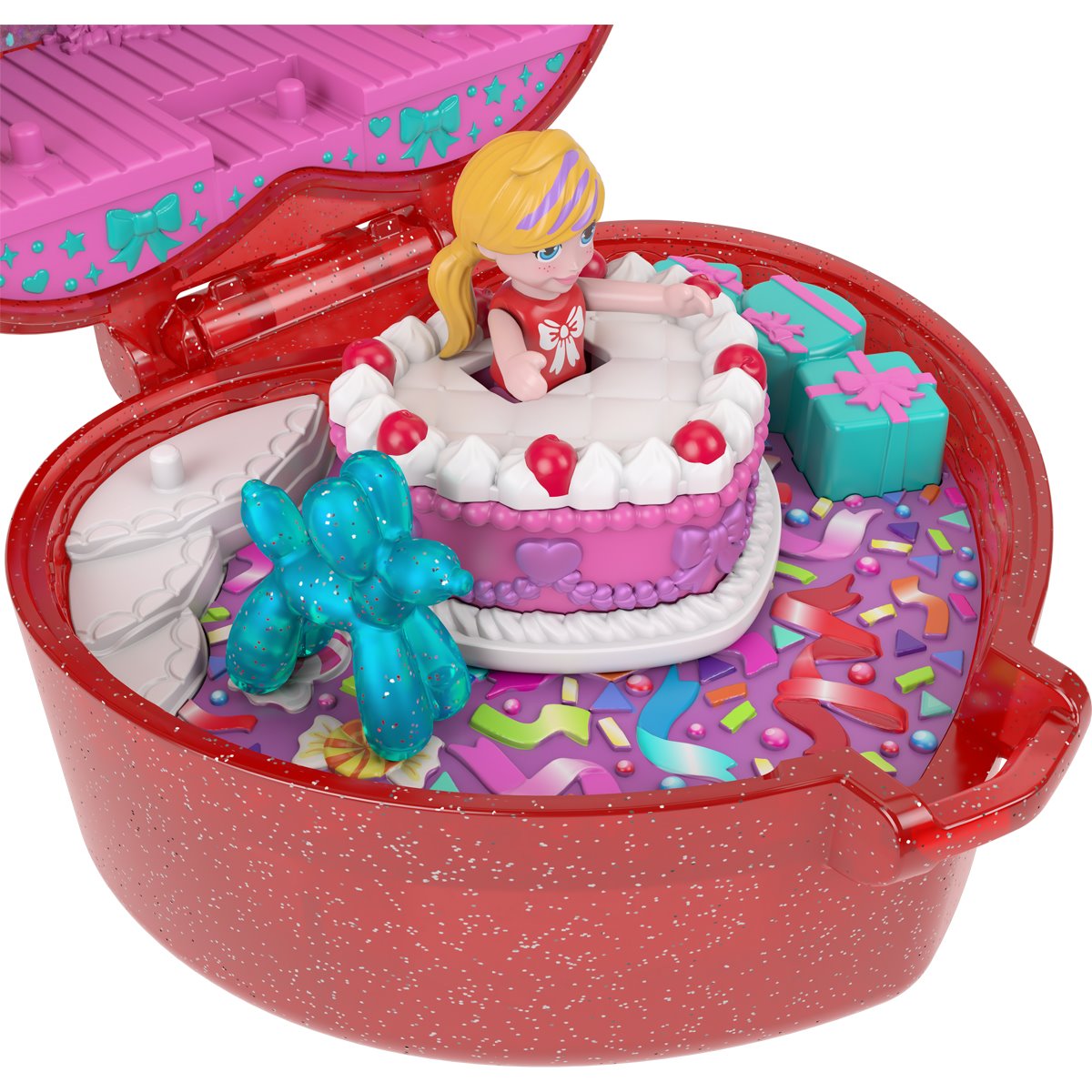 Polly Pocket Mattel 80th Ring Box Playset