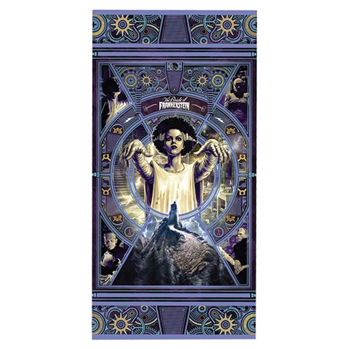 Universal Monsters Bride of Frankenstein Beach Towel