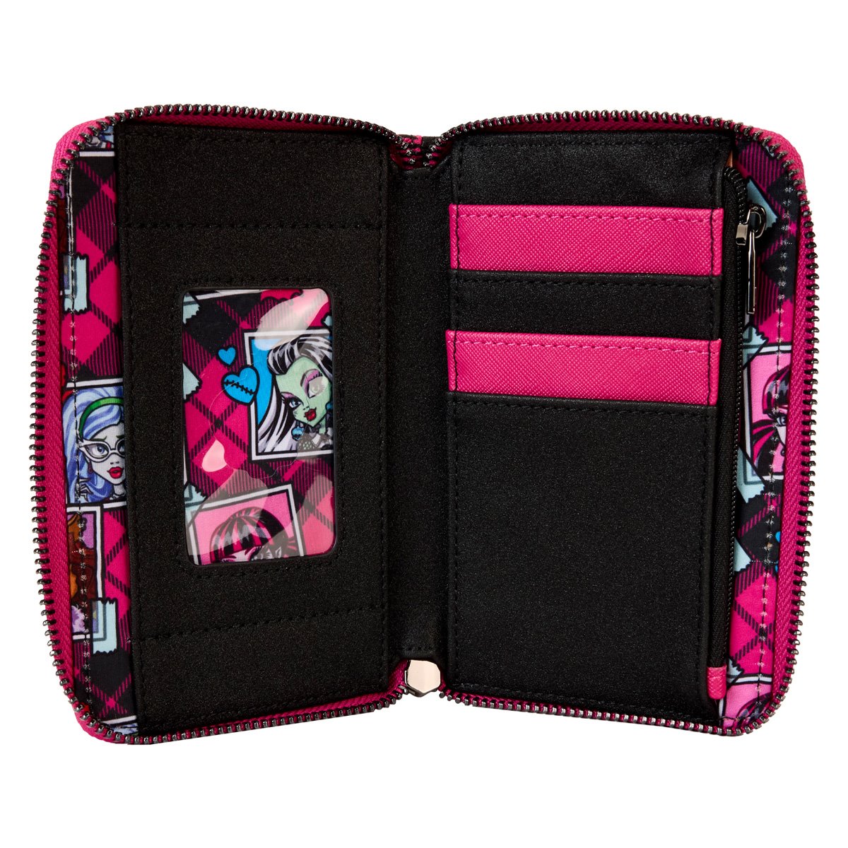 Monster High Crest Zip-Around Wallet - Entertainment Earth