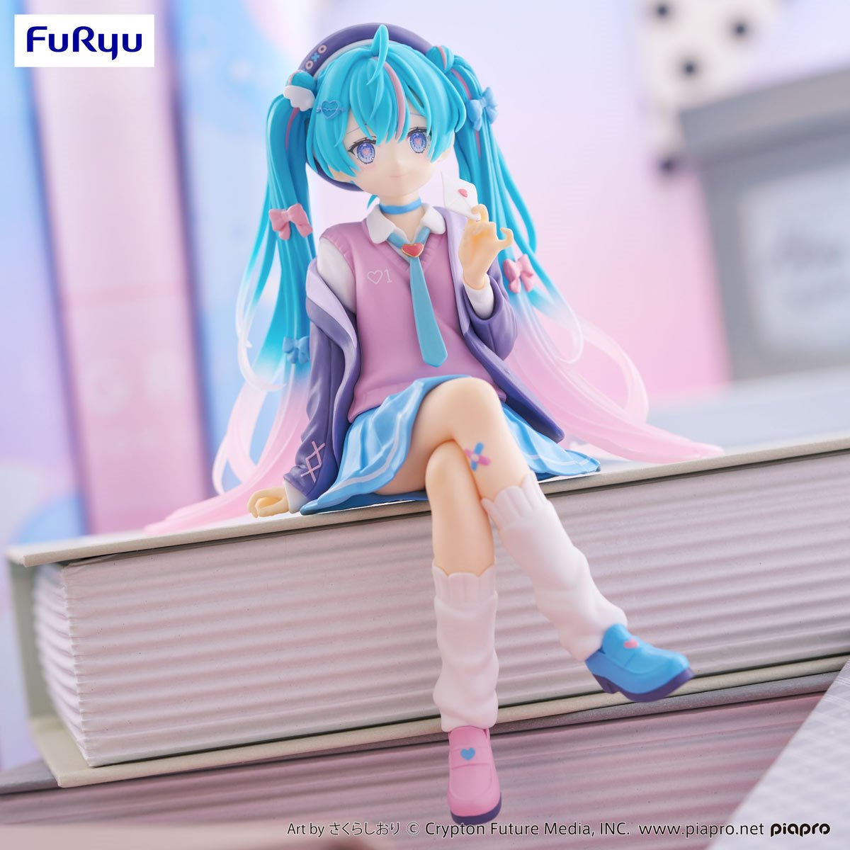 Vocaloid Hatsune Miku Love Blazer Navy Color Version Noodle Stopper Statue