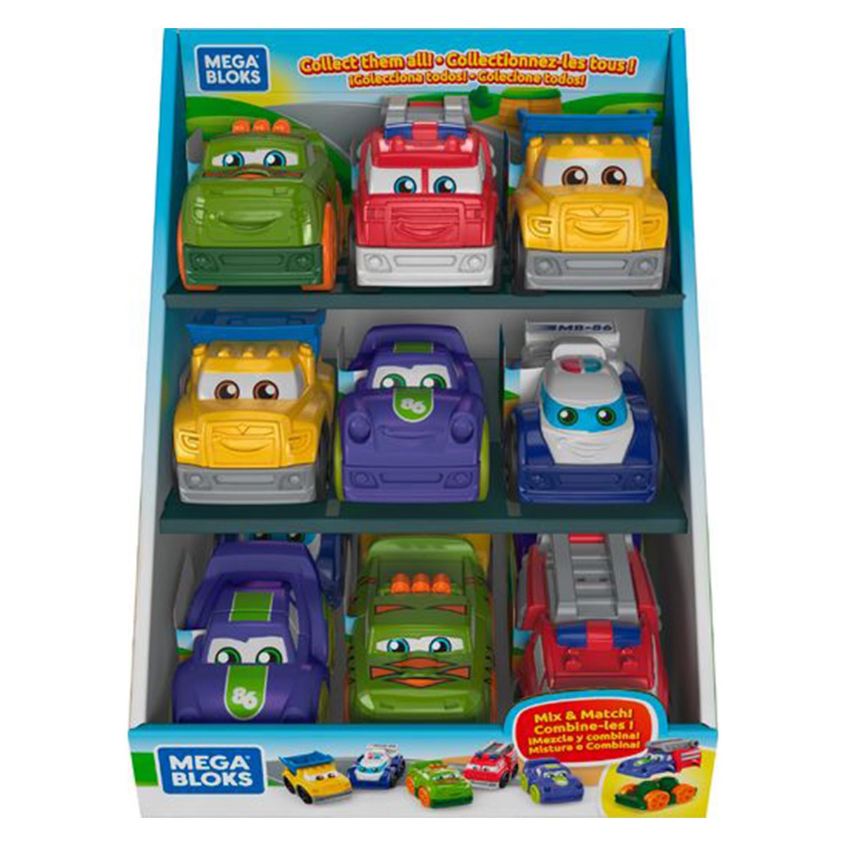 Mega Bloks First Racers Vehicles Case - Entertainment Earth
