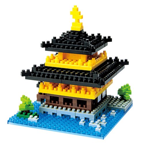 Kinkaku-Ji Temple Nanoblock Constructible Figure