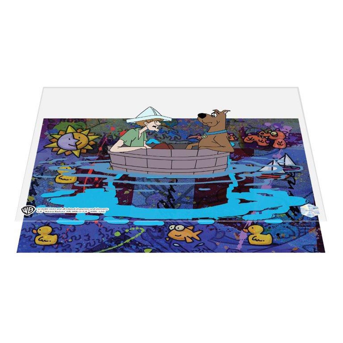 Scooby-Doo Go Away Ghost Ship #1102 Animation Cel Artist Edition Framed ...