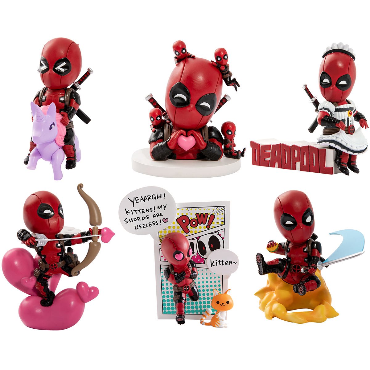 Deadpool HeroBox Classic Series Blind-Box Mini-Figure Case of 6